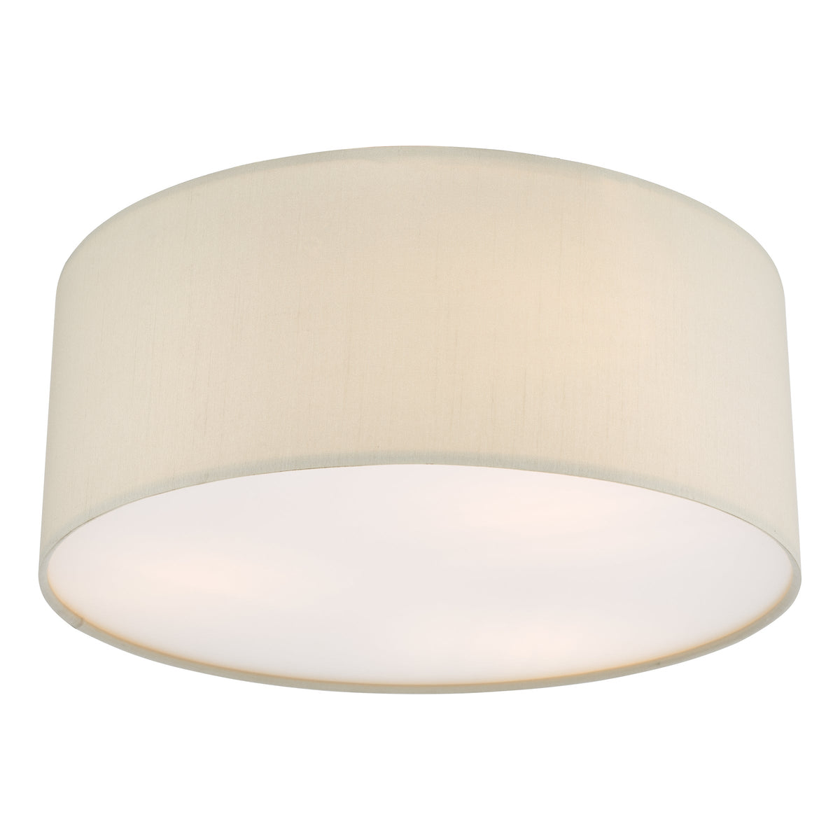 Dar Lighting Cierro 3 Light Flush Taupe With Diffuser 40cm • CIE5201 ...